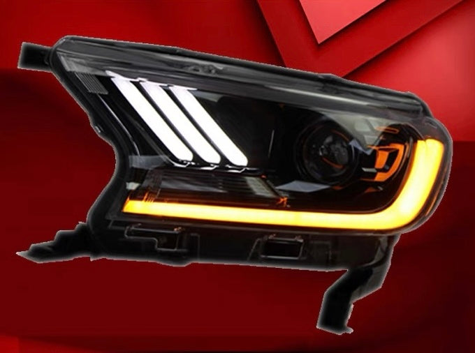 A pair of Ford Ranger Mustang Headlights (PX2 / PX3 / Raptor) – S3XY