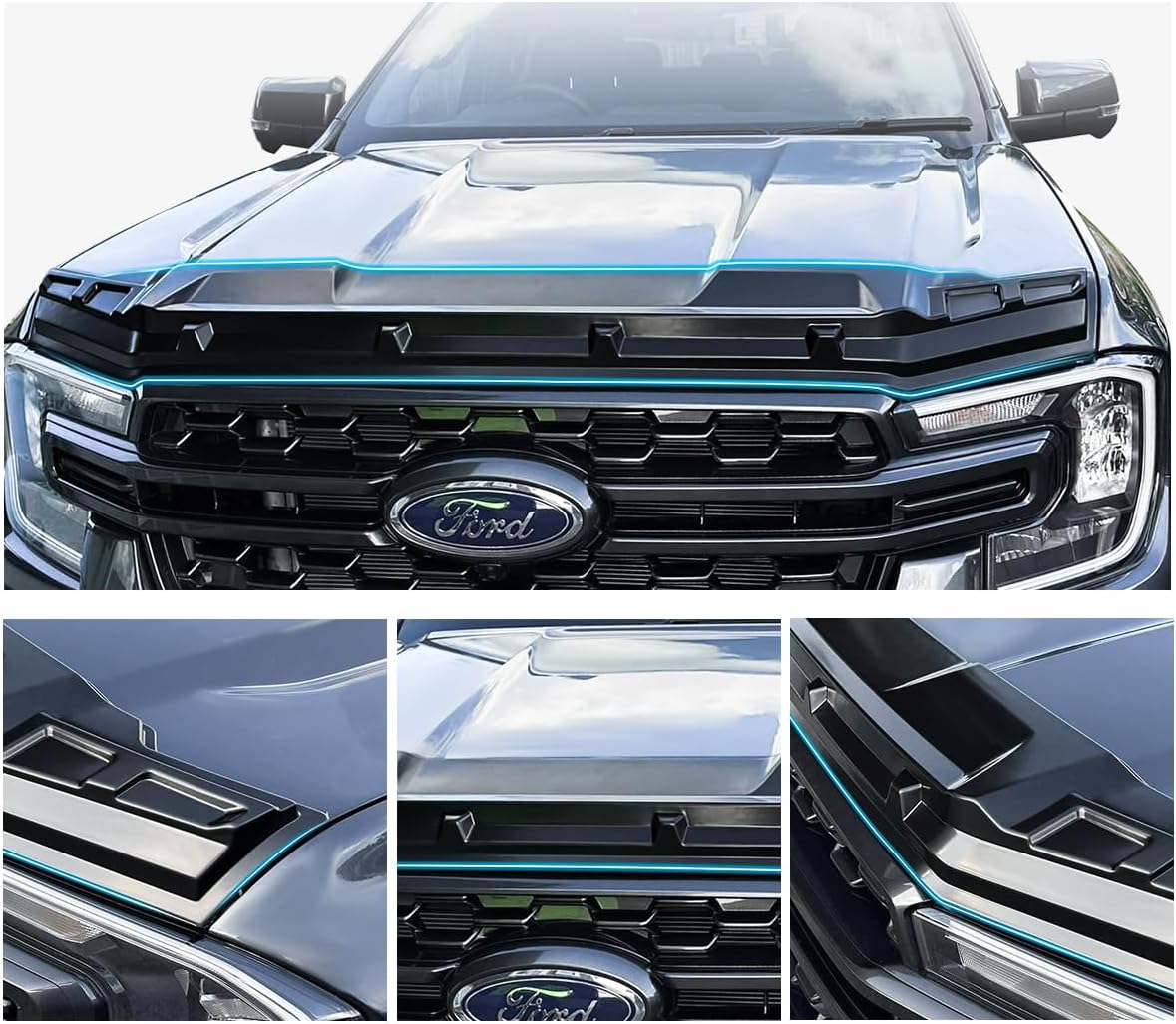 Bonnet Guard for FORD Ranger T9 2023+ – S3XY