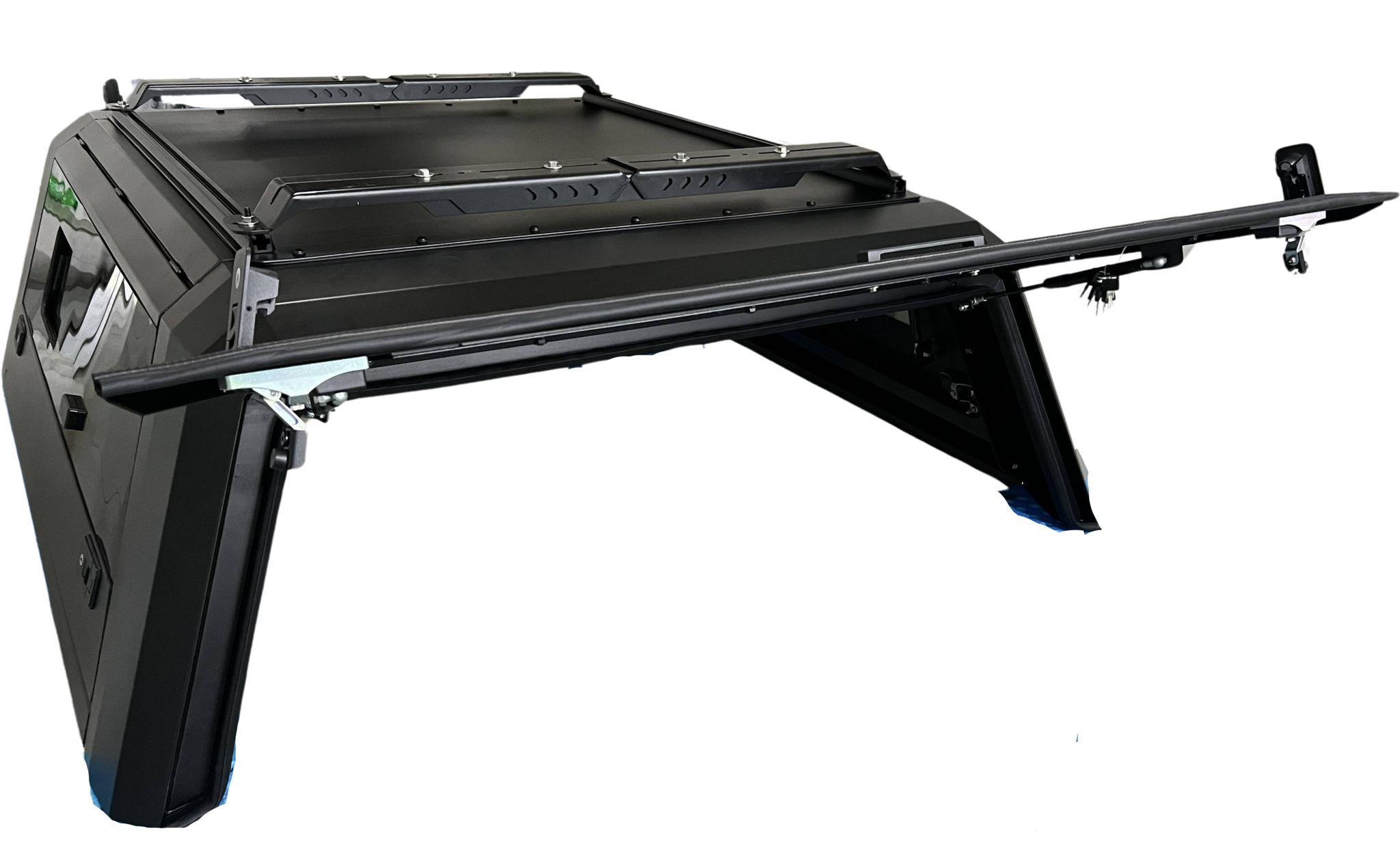 STAINLESS STEEL CANOPY FOR FORD RANGER & RAPTOR DOUBLE CAB 2022+ With ...