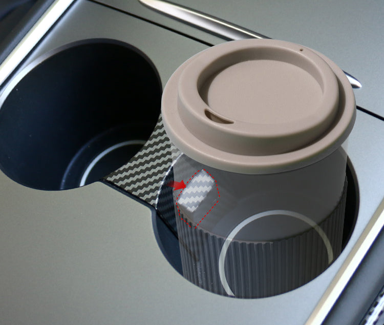Model 3 Water cup holder insert slot limiter clip – S3XY